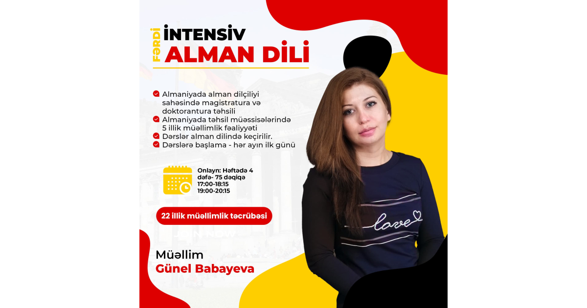 Hazırlıq postu, Alman dili hazırlığı, abituryent hazırlığı posteri ...
